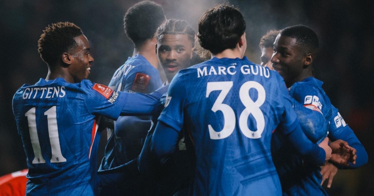 Enzo Fernández le puso el sello al 5-1 del Chelsea por la FA Cup y ...