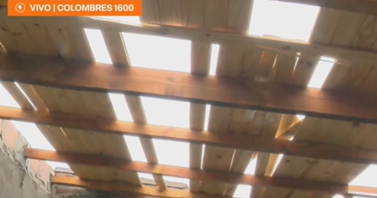 Efectos del temporal: dos casas con el techo volado y derrumbe de un ...
