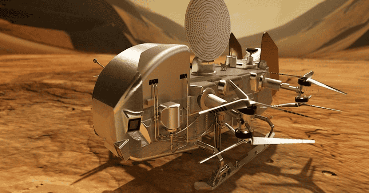 La Nasa alista al helicóptero Dragonfly para explorar a Titán en 2034 ...