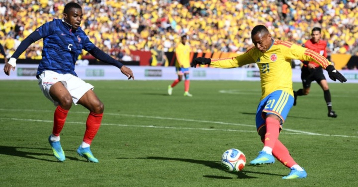 Golazo de Jaminton Campaz en la derrota de Colombia ante un Francia ...