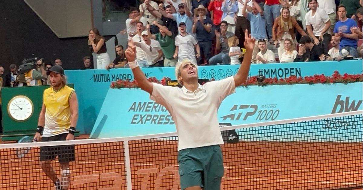 Madrid: un tenista argentino se peleó con el público español tras ...