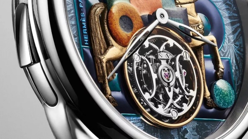 Un reloj inspirado en un pañuelo de seda lleva el arte a la alta ...