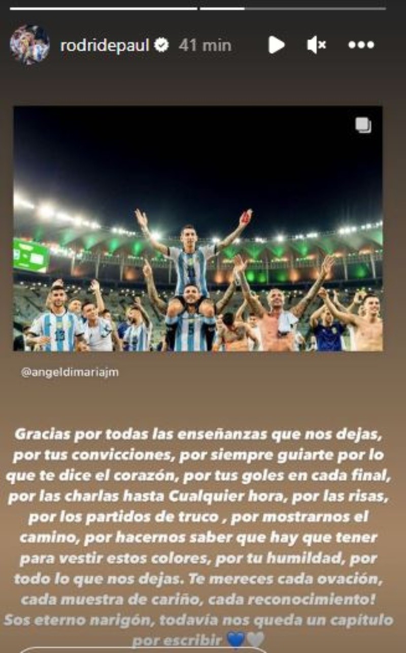 "Leyenda" y "nos enseñaste todo": los mensajes de los jugadores de la ...