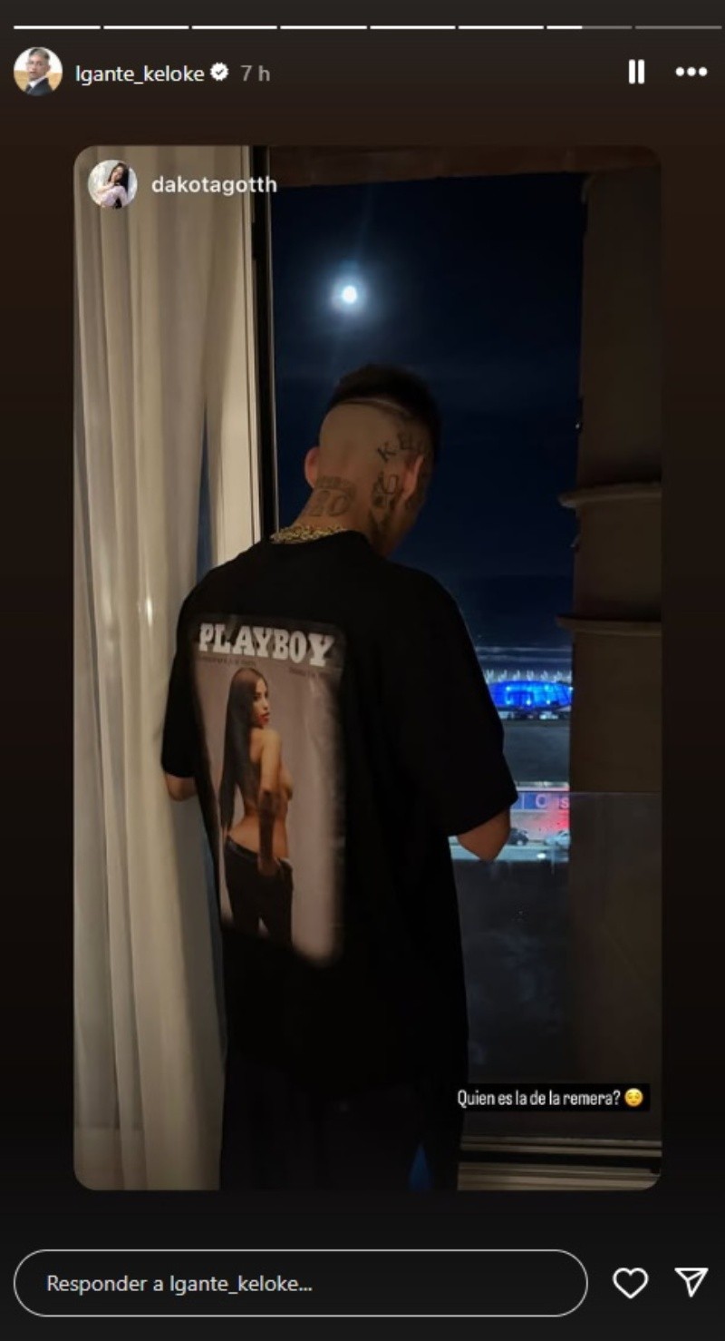 Tras la ruptura con Wanda Nara, L-Gante viajó en un vuelo privado con Dakota Gotth | Rosario3